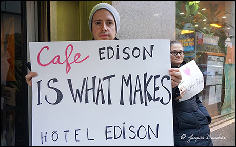 Cafe Edison Plans Last Day, But Is "Committed to Reopening" | Playbill